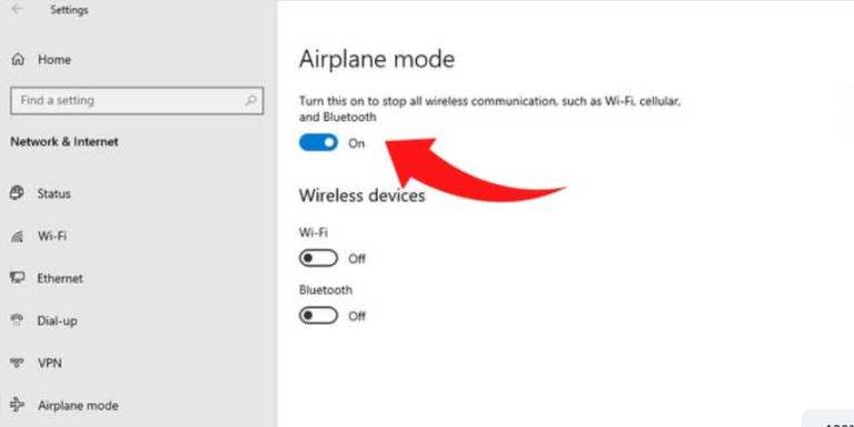 How to Turn Off Airplane Mode on Laptop - Enjoytechlife