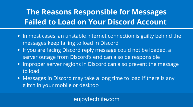 Messages Failed to Load Discord- In-depth discussion - Enjoytechlife