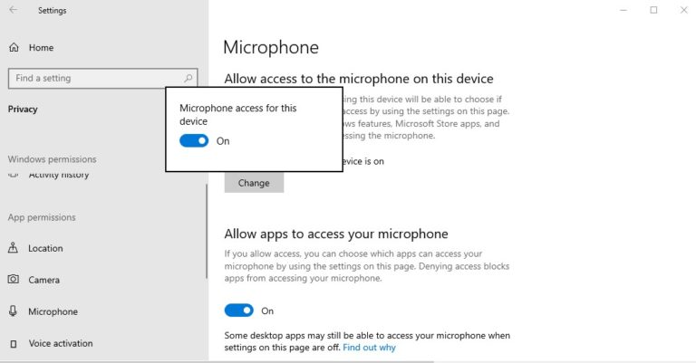 Unmute Microphone Windows 10 - Enjoytechlife