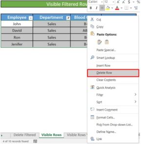 How To Remove Specific Rows in Excel - Enjoytechlife