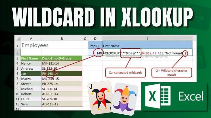 Excel Pro Tips: Mastering 4 Quick XLOOKUP Wildcard Tricks - Enjoytechlife