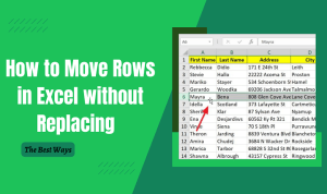 Mastering Row Shifting in Excel: A Comprehensive Guide - Enjoytechlife